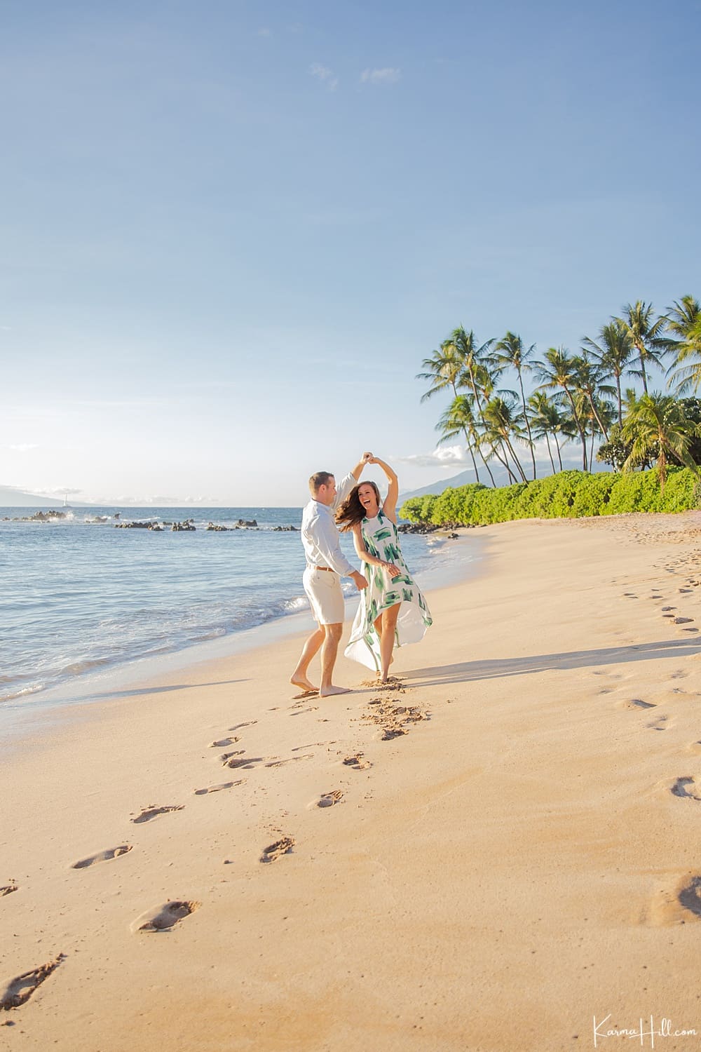 Comfortable in Love ~ Diana & Caleb's Maui Couples Portrait