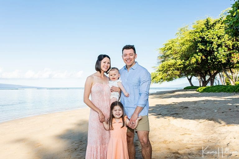 Baby Makes Four - The Caseys' Family Photos on Maui