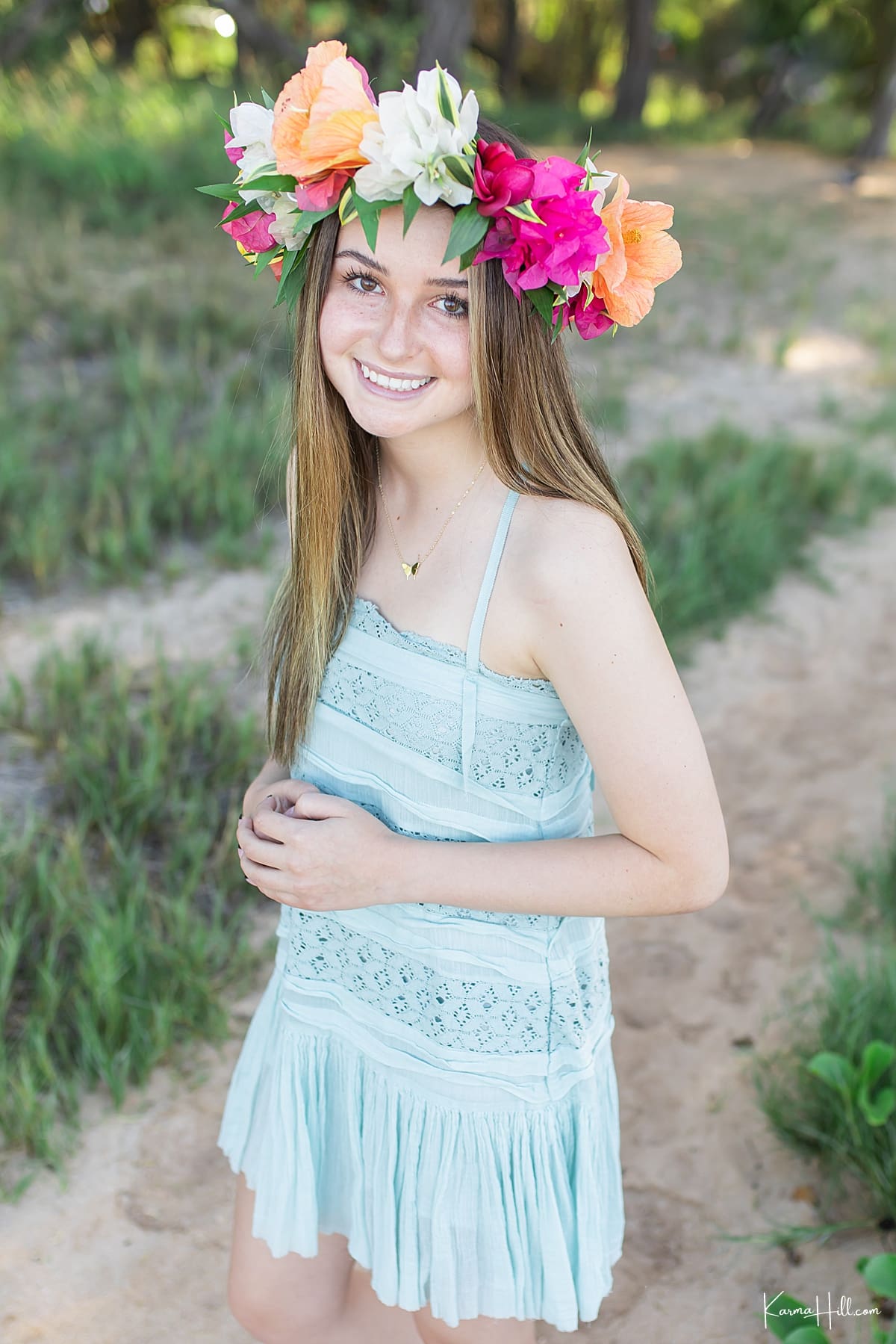 The Future is Bright - Madison's Beach Maui Senior Portraits