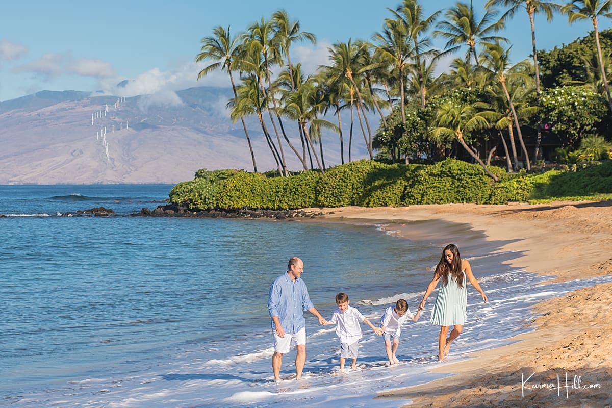 Fun In The Sun - The Williams' Maui Family Portrait In South Maui