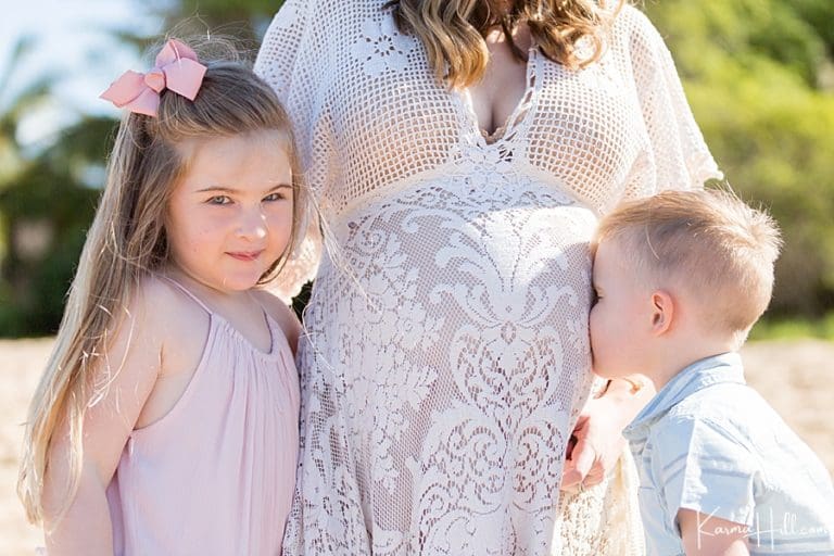 And Baby Makes Three - The Rook Family's Maui Maternity Portraits