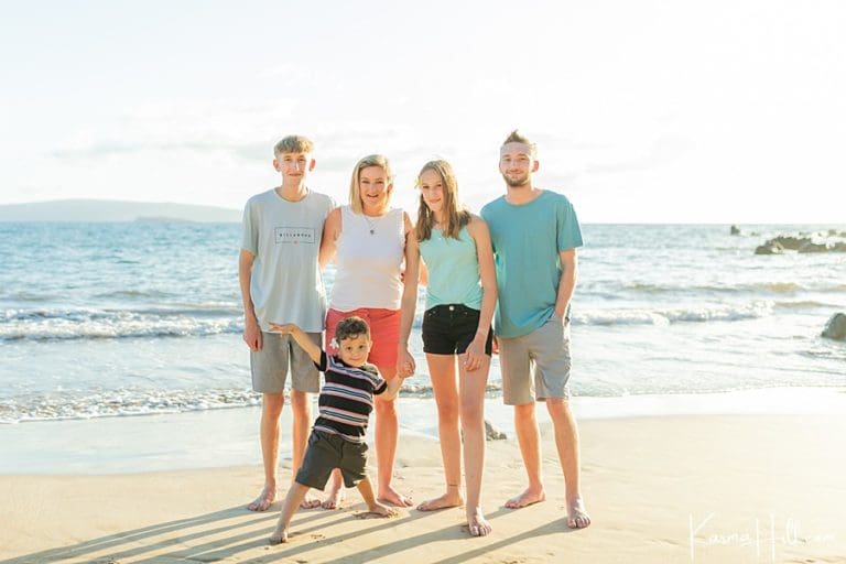 Growing Up - The Cable Family's Hawaii Beach Portraits