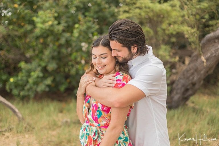 On the Sandy Shore - Chelsea & Vincent's Maui Couples Portraits