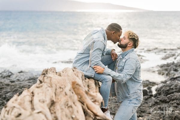 A Loving Milestone - Donovan & Alex’s Maui Anniversary Portraits