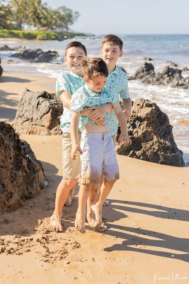 Hearts Full Of Sunshine - Schaefer Family’s Maui Beach Portraits