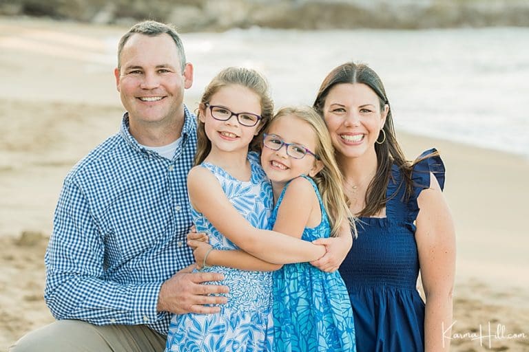 Bringing Us Together - The Ross Family's Maui Beach Portraits