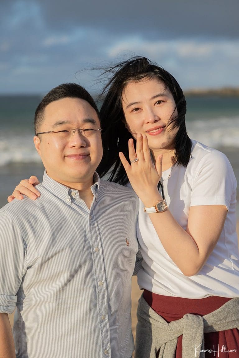 Under The Rainbow - Austin & Michelle's Maui Proposal Portraits