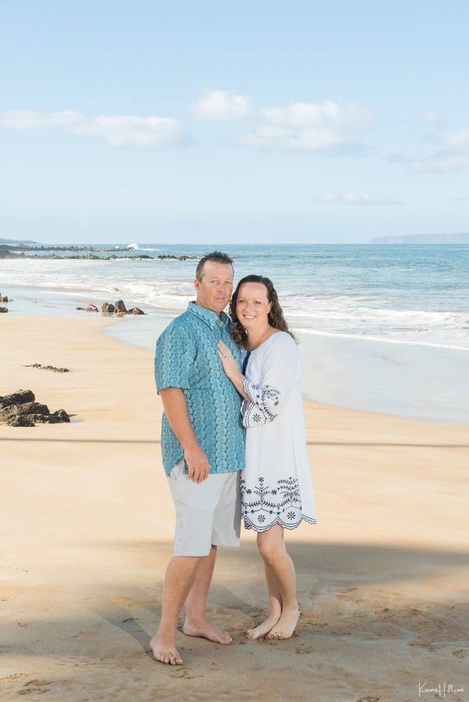 Sunny Beach Moments - Easley Family's Maui Beach Portraits