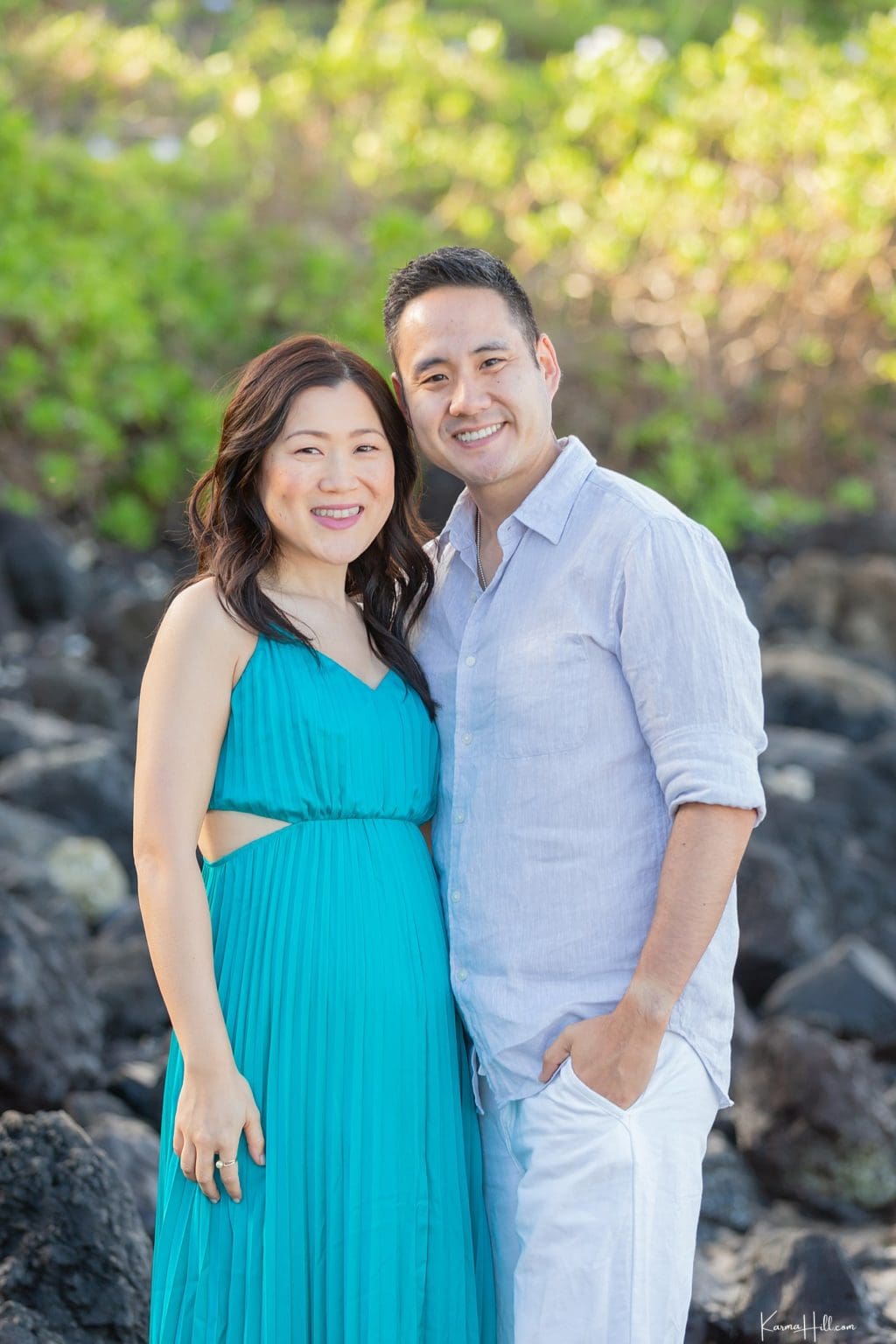 Savoring The Babymoon - Manami & Ryan's Maui Maternity Portraits