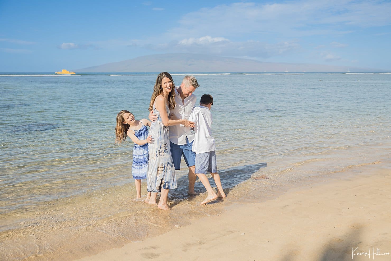 Radiant Happiness - Rehm Family's Maui Beach Portraits