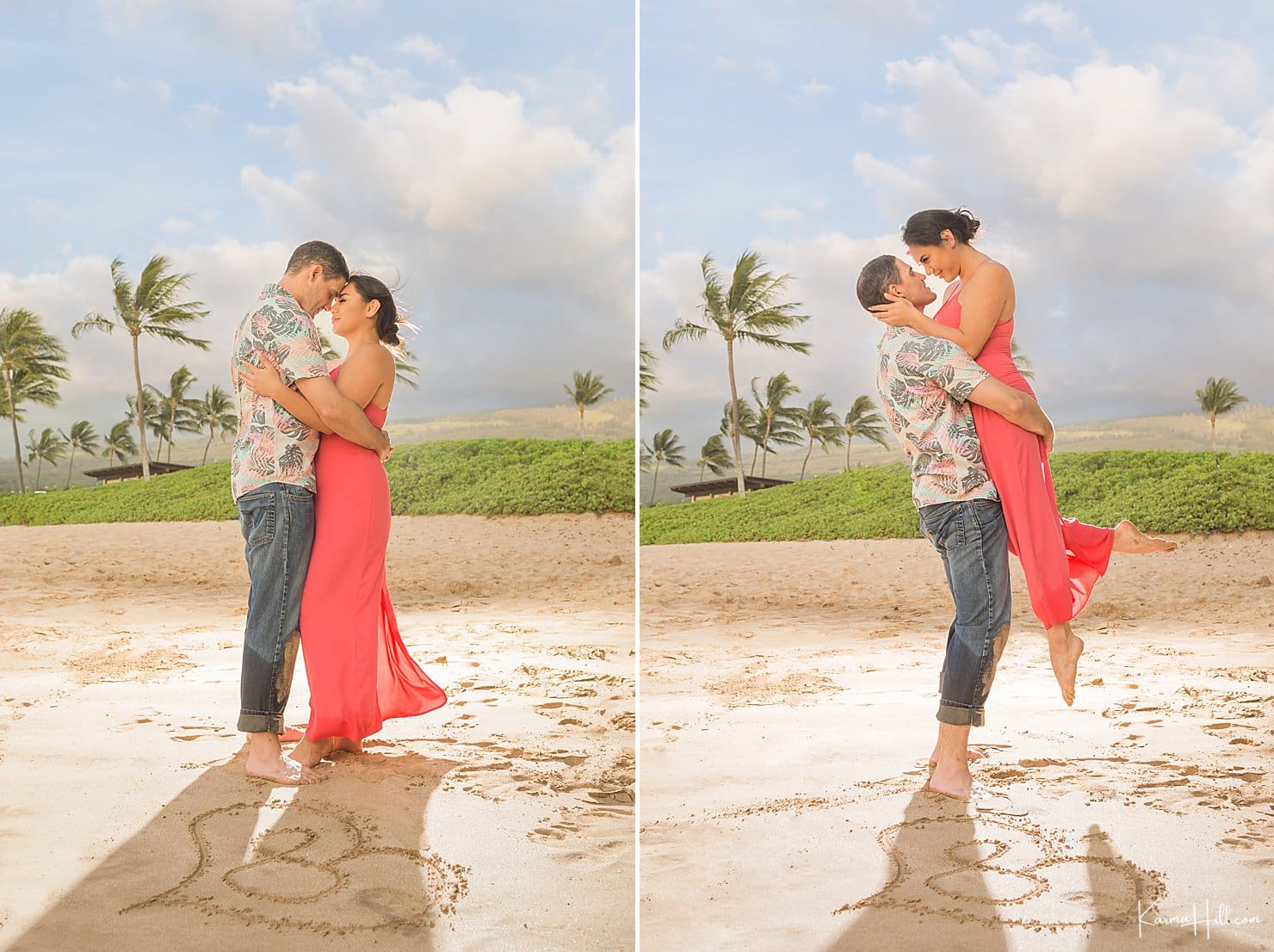 Passionate & Dreamy - Taj-a & Jonah's Couples Portraits in Maui