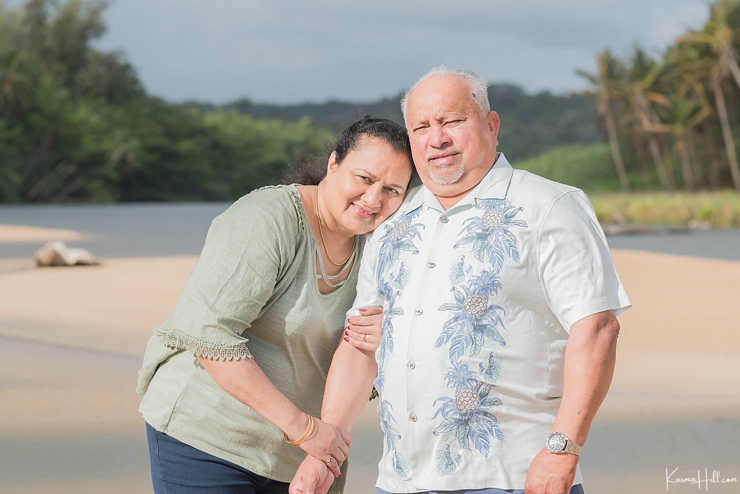 Our Waves Of Life - Gamalath Family's Beach Portraits in Kauai