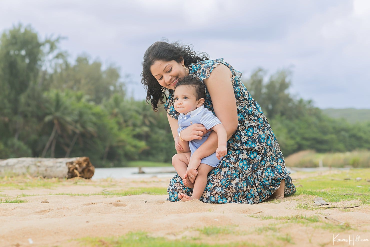 Our Waves Of Life - Gamalath Family's Beach Portraits in Kauai