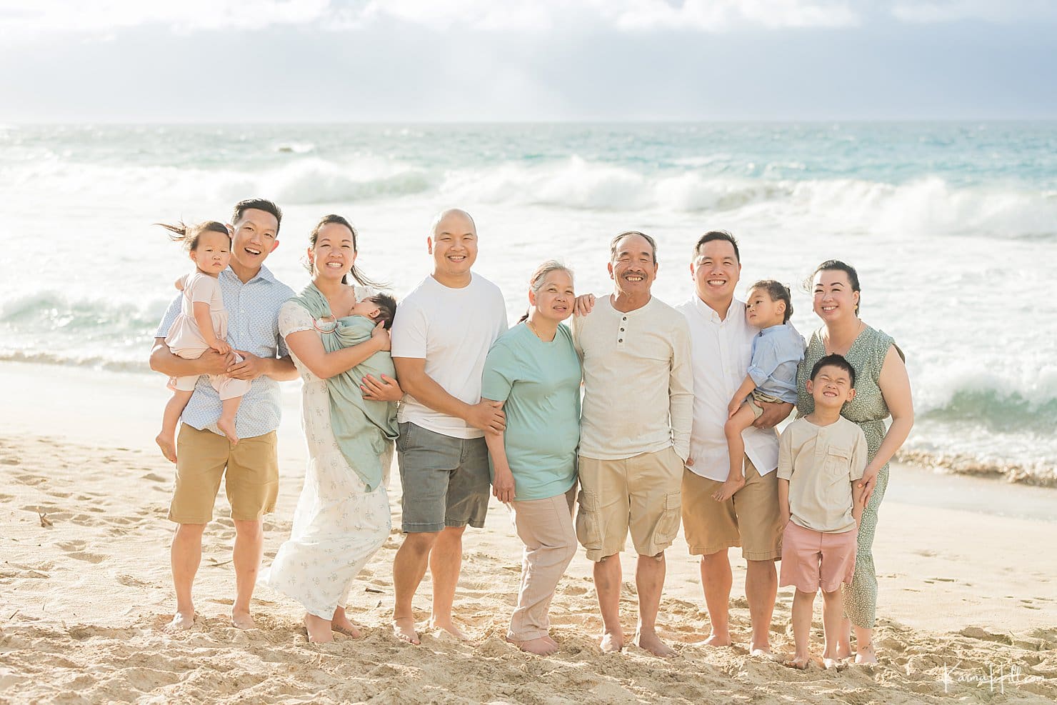 One Flight Down, Many More To Go - Wong's Maui Family Portraits