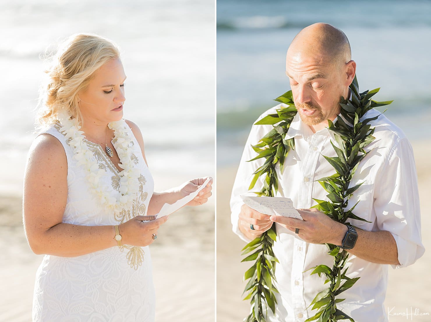 Gretchen & Timothy's Maui Beach Wedding Photography
