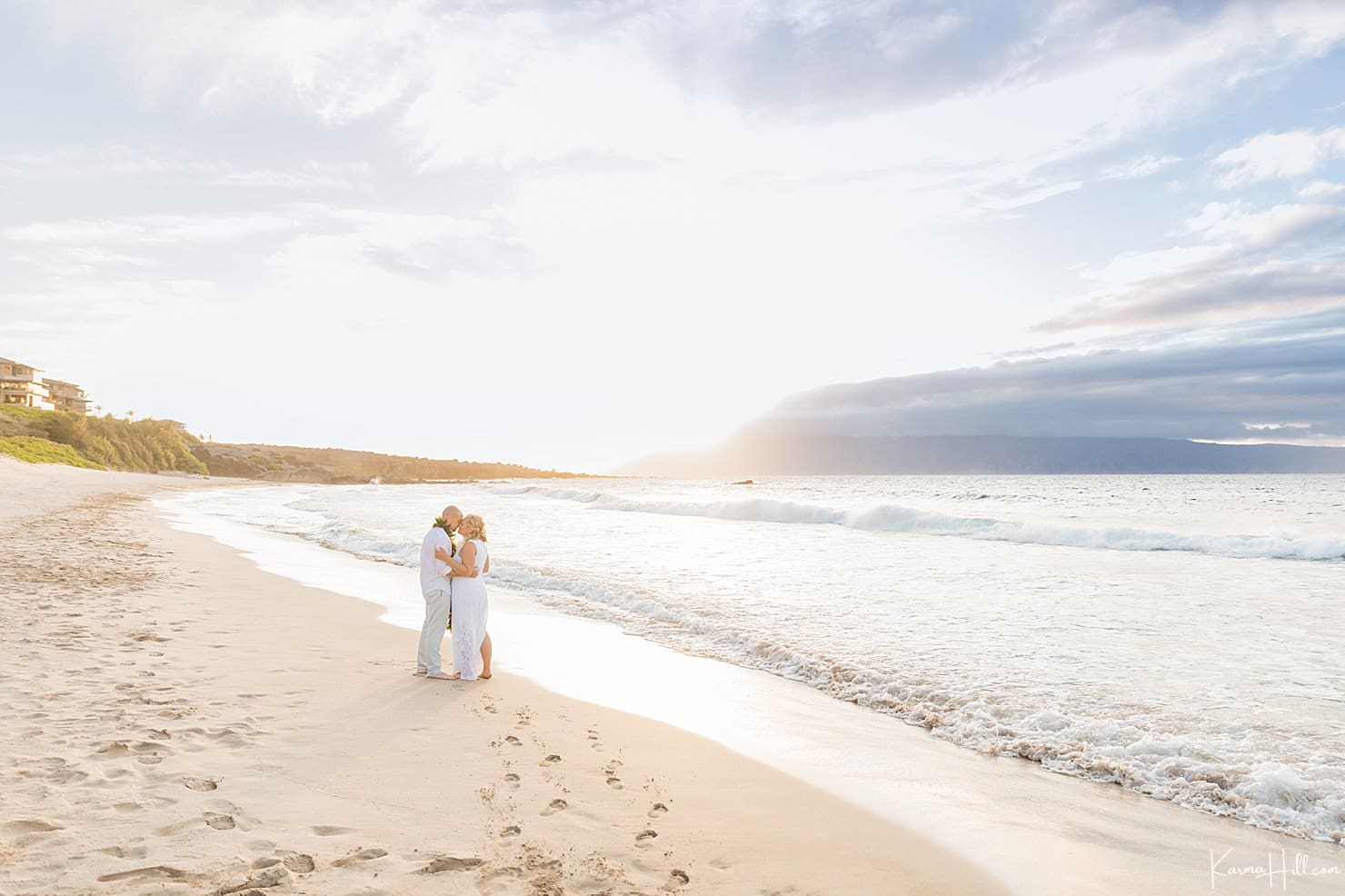 Gretchen & Timothy's Maui Beach Wedding Photography