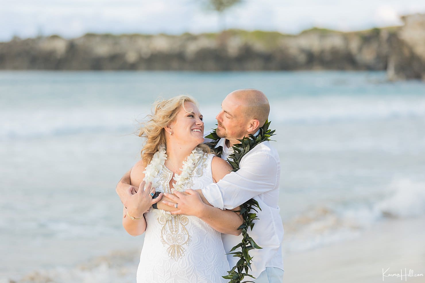 Gretchen & Timothy's Maui Beach Wedding Photography