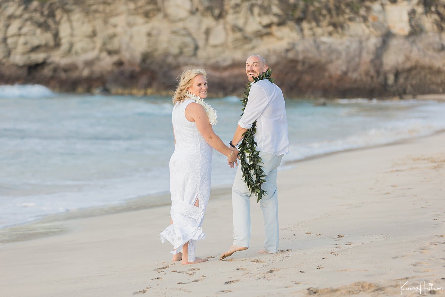 Gretchen & Timothy's Maui Beach Wedding Photography