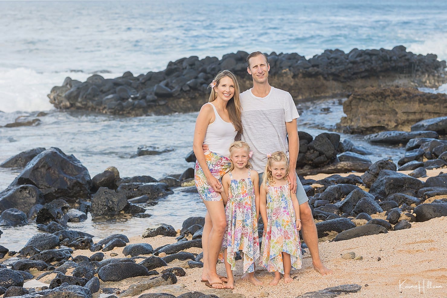 Soaking Up The Moment - Wheatley's Kauai Family Portraits