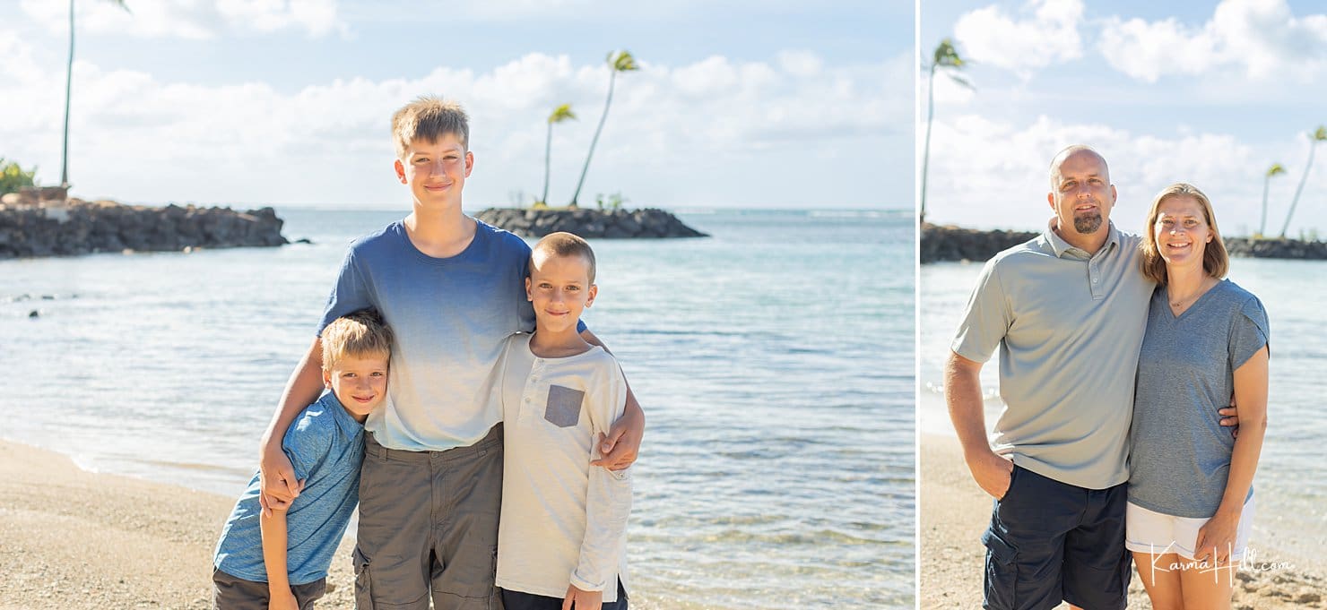 A Half Dozen Grandsons - The Erickson's Family Photography on Oahu