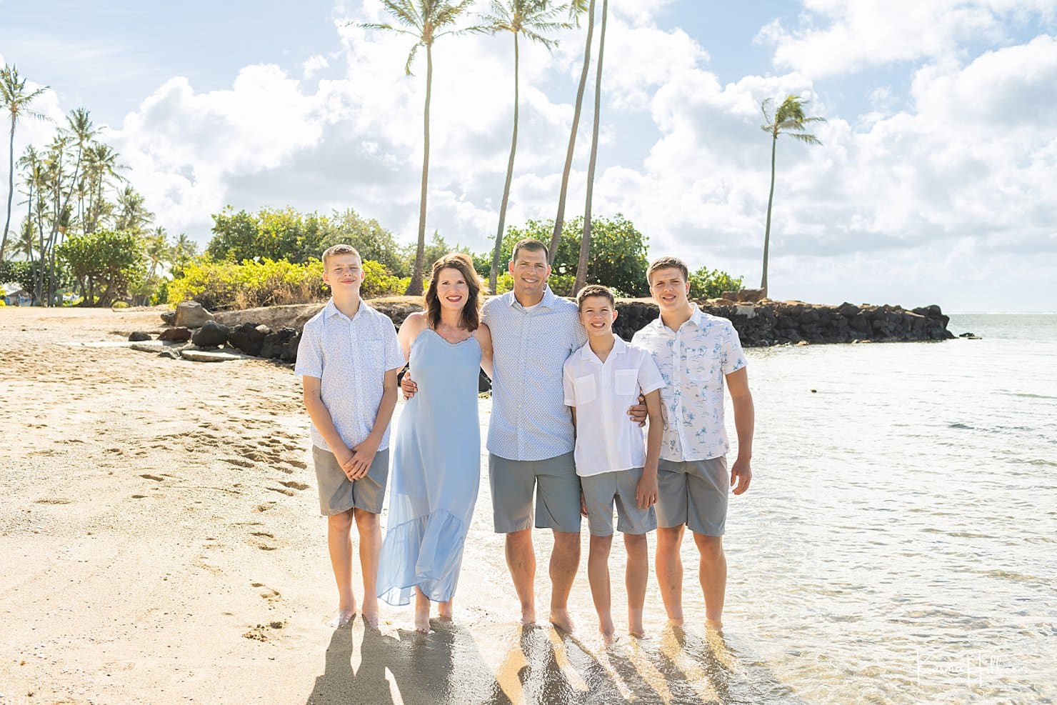 A Half Dozen Grandsons - The Erickson's Family Photography on Oahu