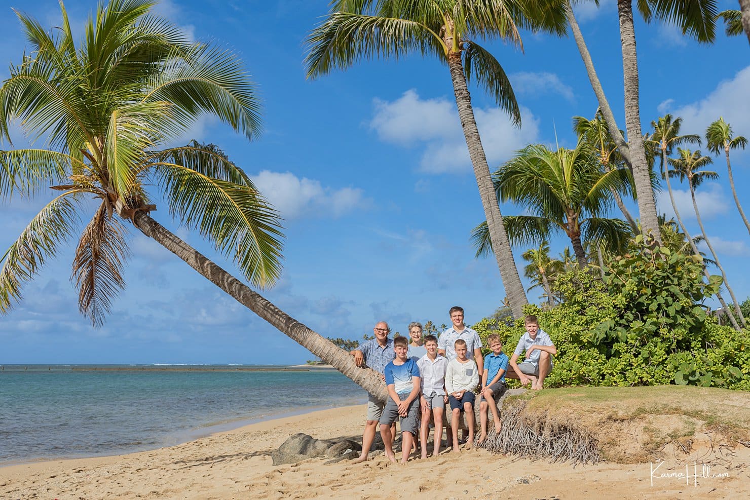A Half Dozen Grandsons - The Erickson's Family Photography on Oahu