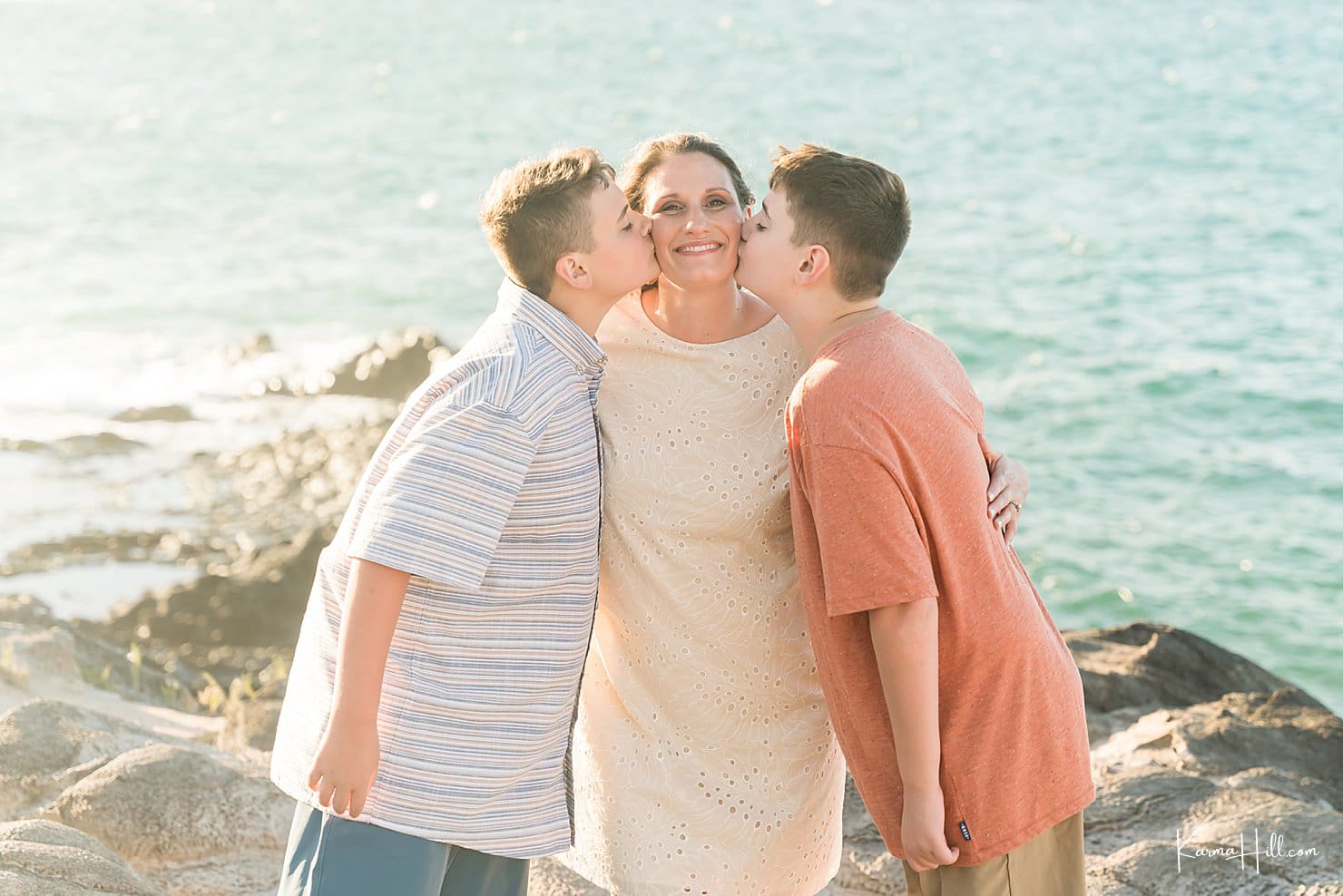 A Grandmother's Joy - The Shead Family's Maui Beach Portraits