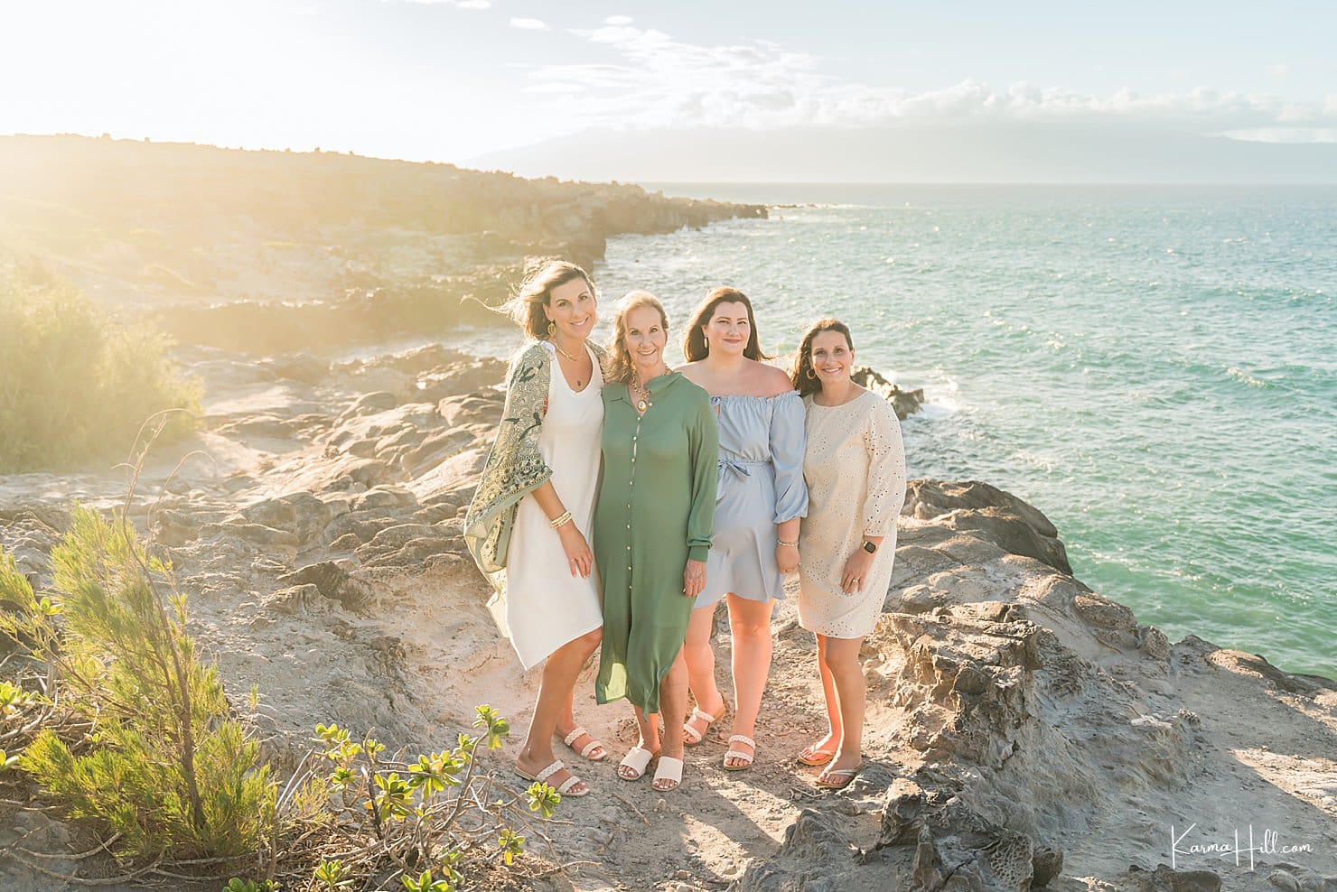A Grandmother's Joy - The Shead Family's Maui Beach Portraits