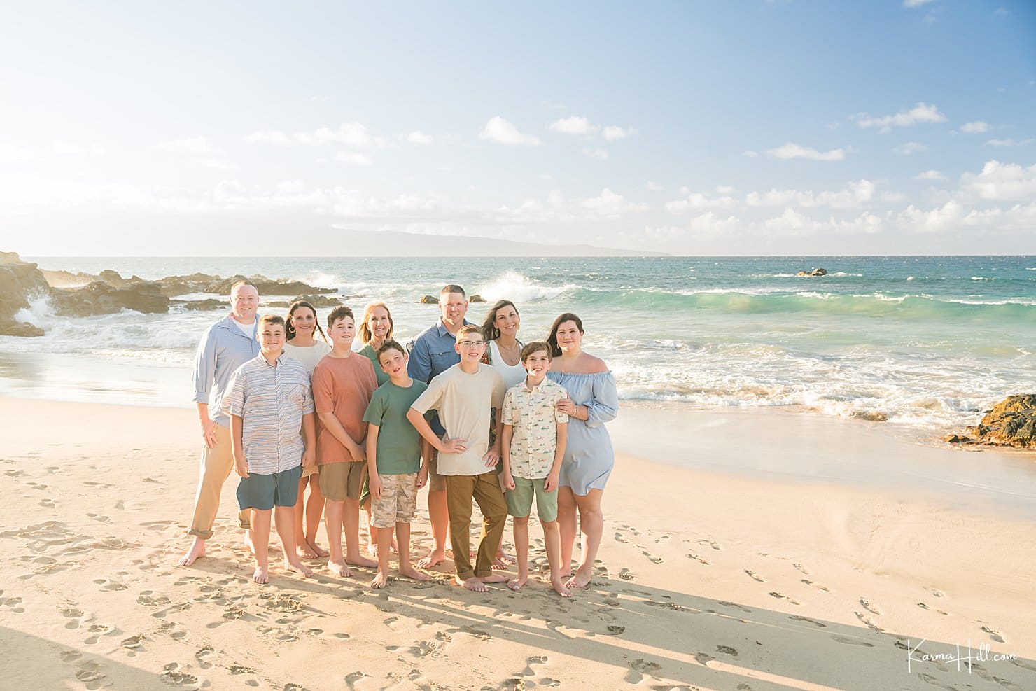 A Grandmother's Joy - The Shead Family's Maui Beach Portraits