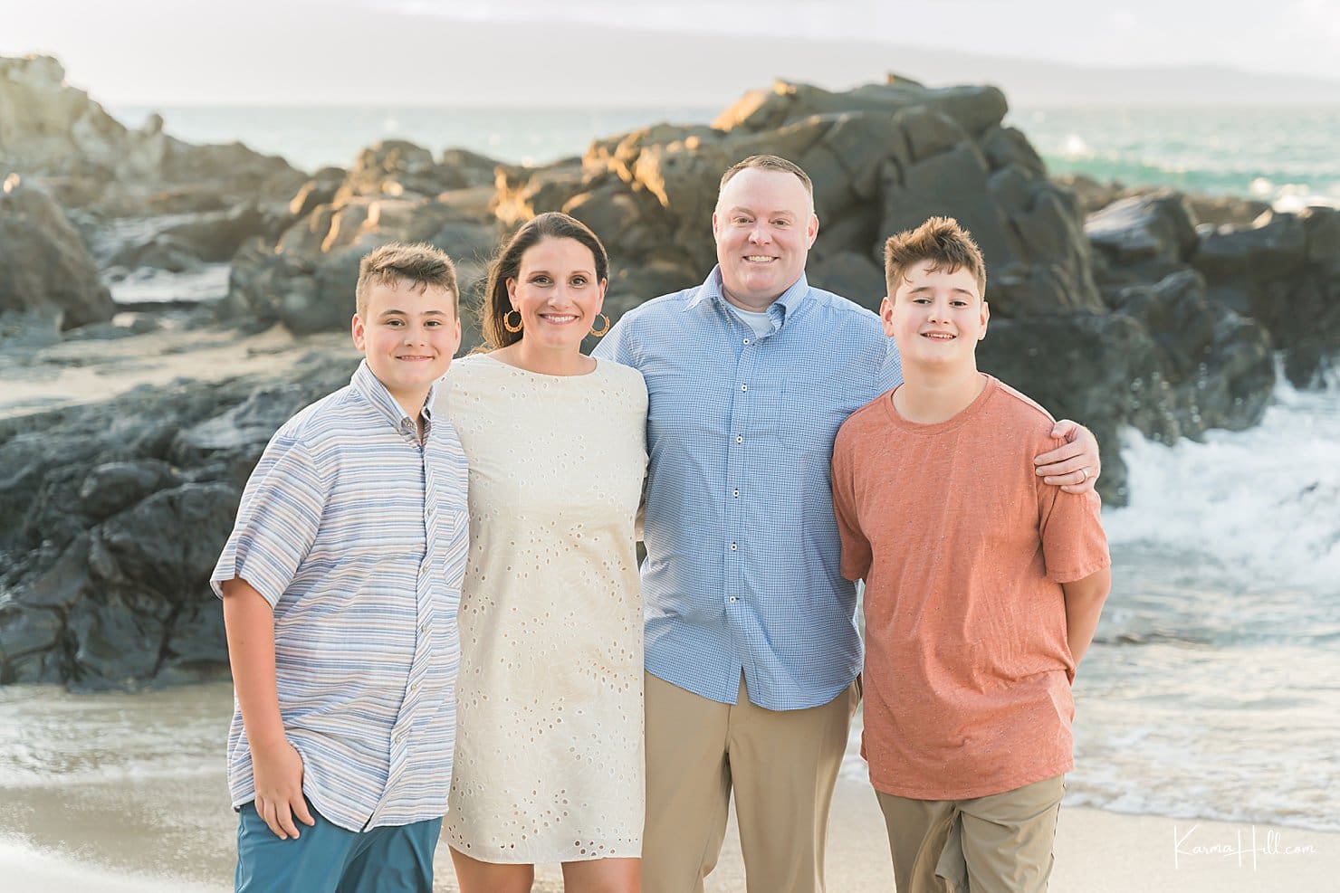 A Grandmother's Joy - The Shead Family's Maui Beach Portraits