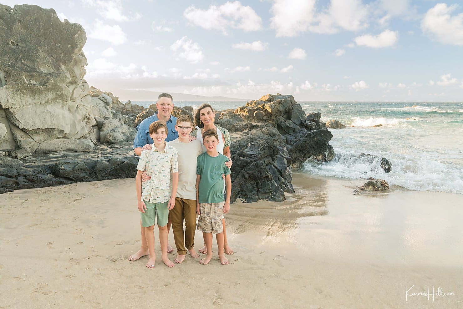 A Grandmother's Joy - The Shead Family's Maui Beach Portraits