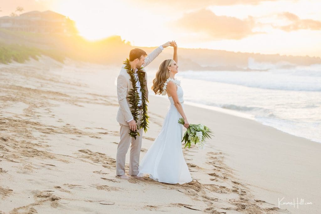 Dancing To The Waves - Camille & Mitchell's Maui Elopement