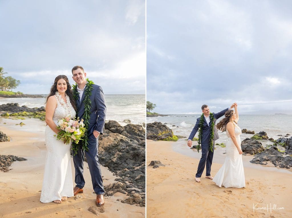 Drawn to the Island - John & Sara's Maui Beach Wedding Photography