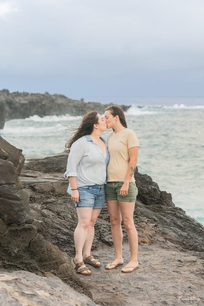 A Morning Surprise! - Sabrina & Brittany's Maui Proposal Portrait