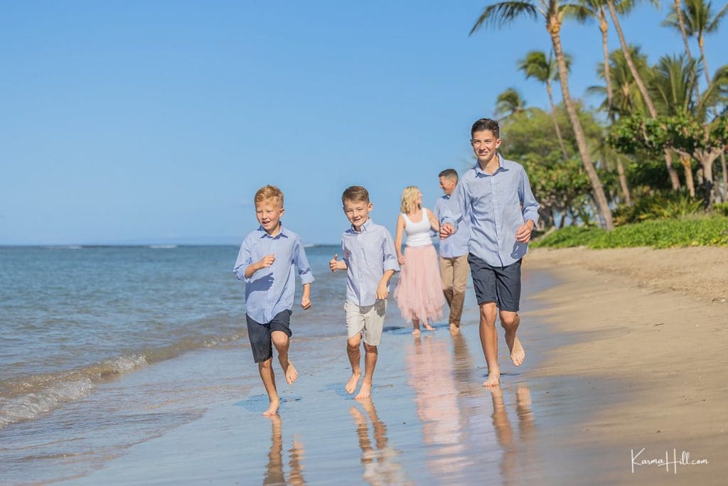 Fun In The Sun - The Saito's Maui Family Portrait