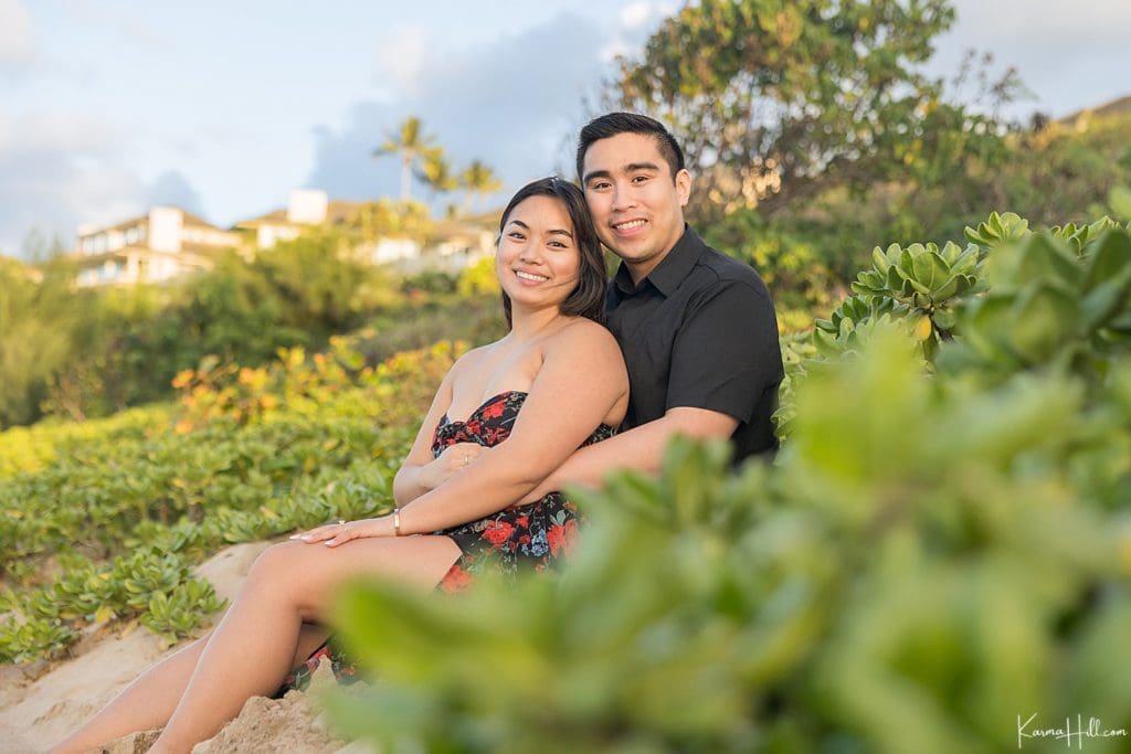 You Are The One - Daniel & Abby's Maui Proposal Portrait