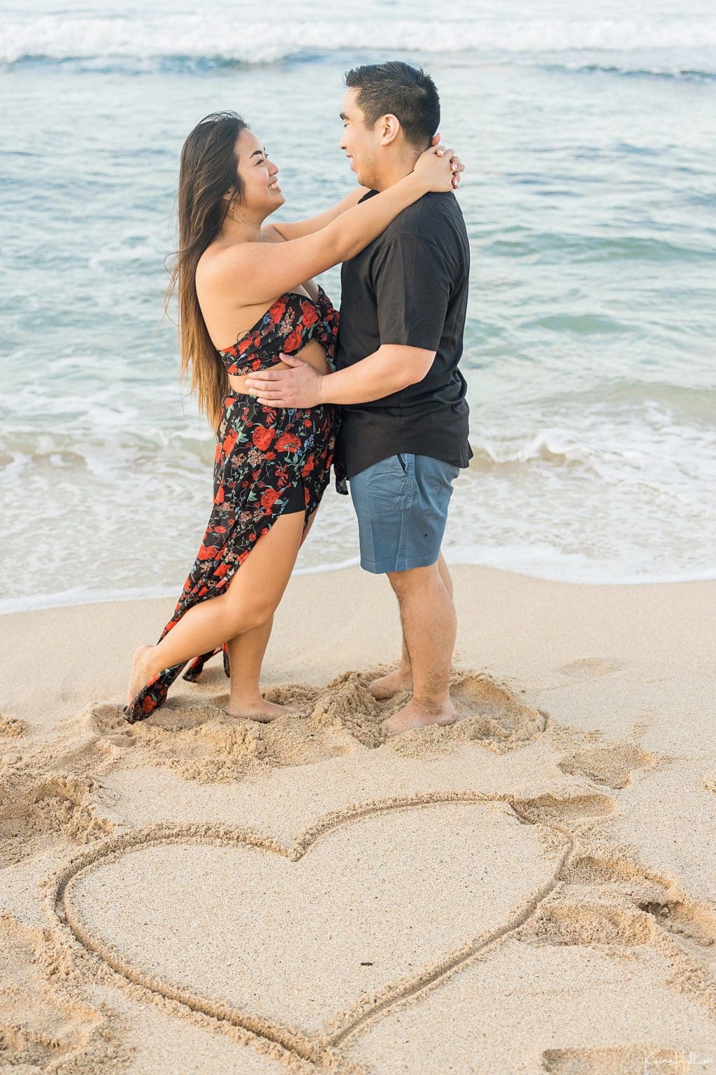 You Are The One - Daniel & Abby's Maui Proposal Portrait