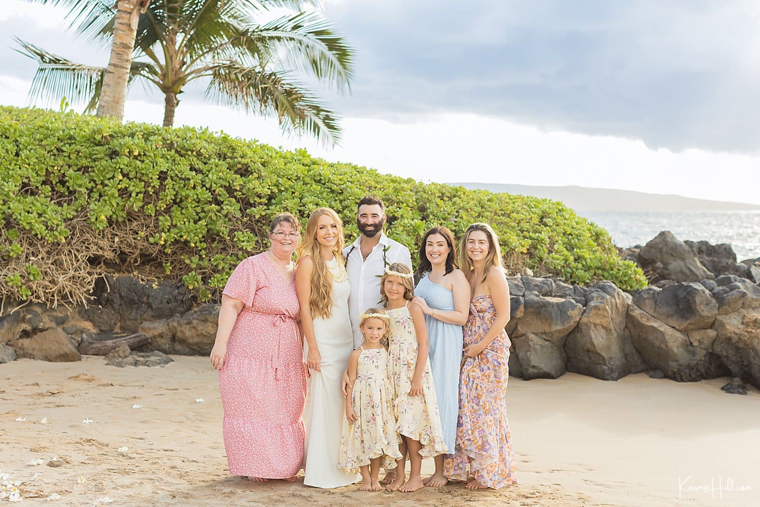 Love Surrounds Us - The Hudspeth's Maui Family Portrait