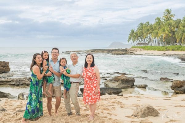 One On The Way - The Nguyen's Oahu Family Portrait