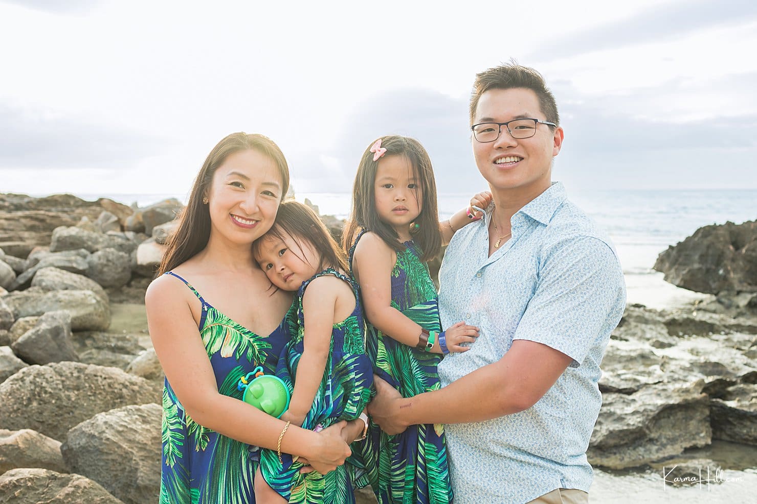 One On The Way - The Nguyen's Oahu Family Portrait