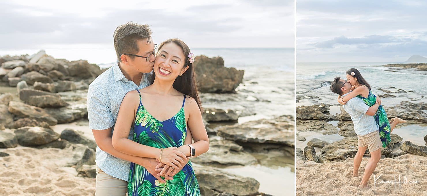 One On The Way - The Nguyen's Oahu Family Portrait