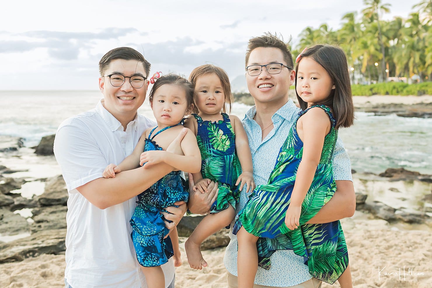 One On The Way - The Nguyen's Oahu Family Portrait