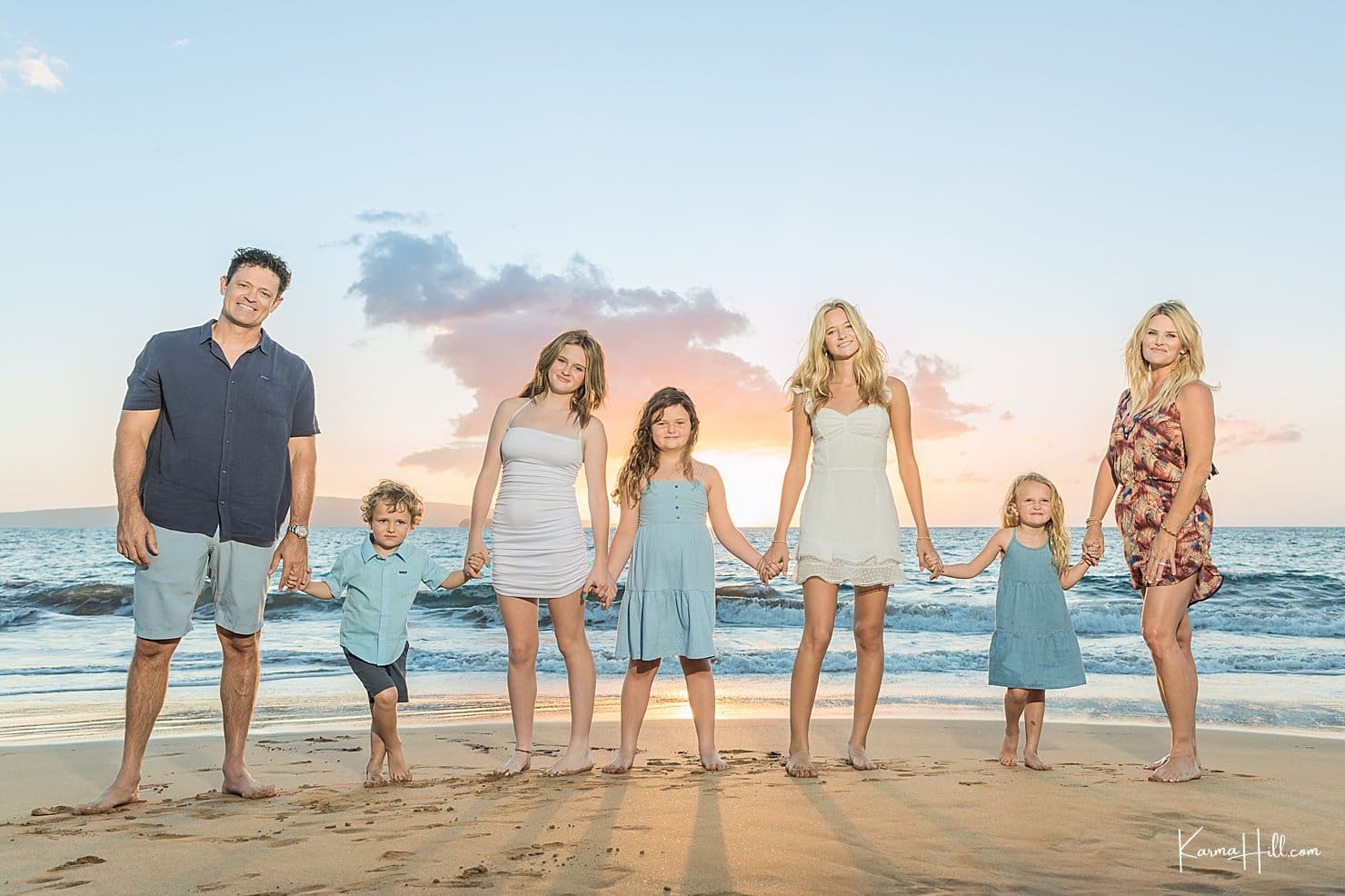 Love All Around - The Riordan's Maui Family Portrait