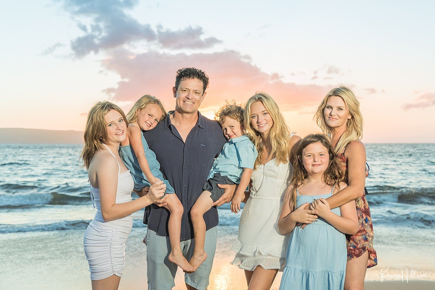 Love All Around - The Riordan's Maui Family Portrait