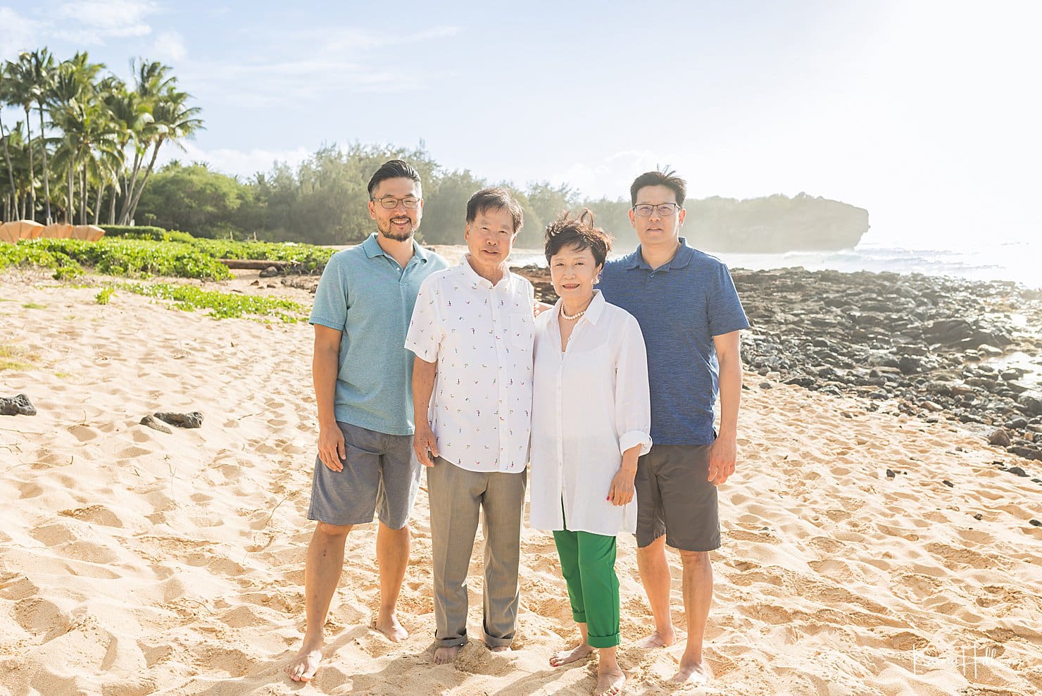Celebrate Ohana - The Shin's Kauai Family Portrait