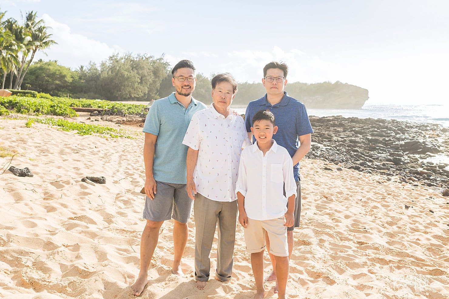 Celebrate Ohana - The Shin's Kauai Family Portrait