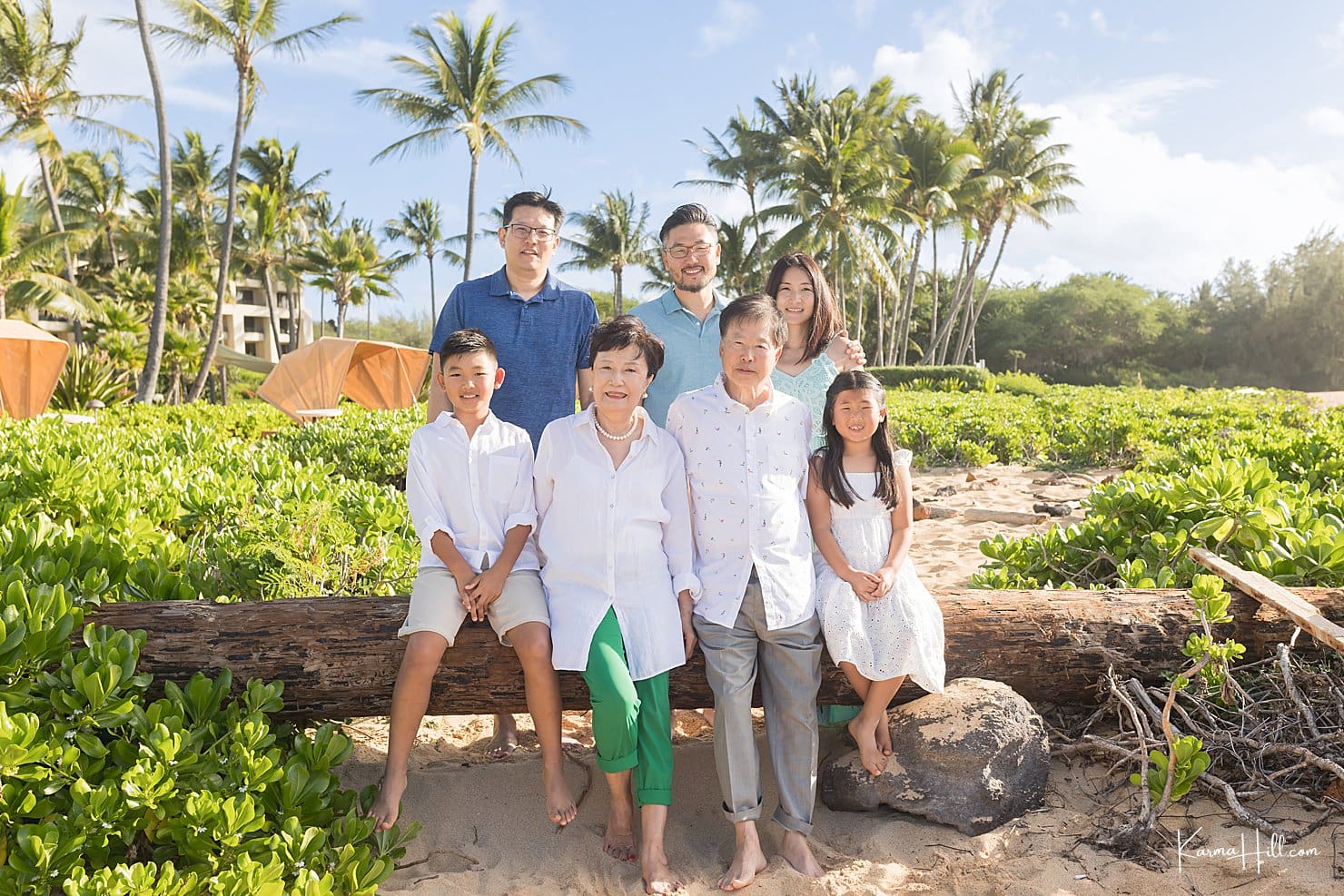 Celebrate Ohana - The Shin's Kauai Family Portrait