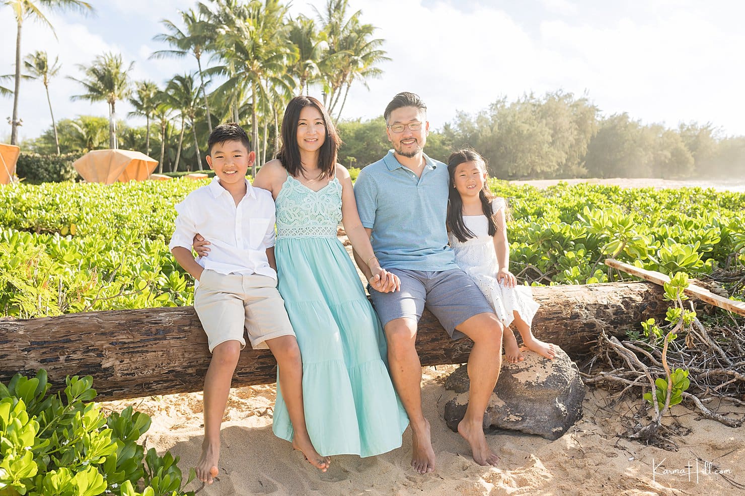 Celebrate Ohana - The Shin's Kauai Family Portrait