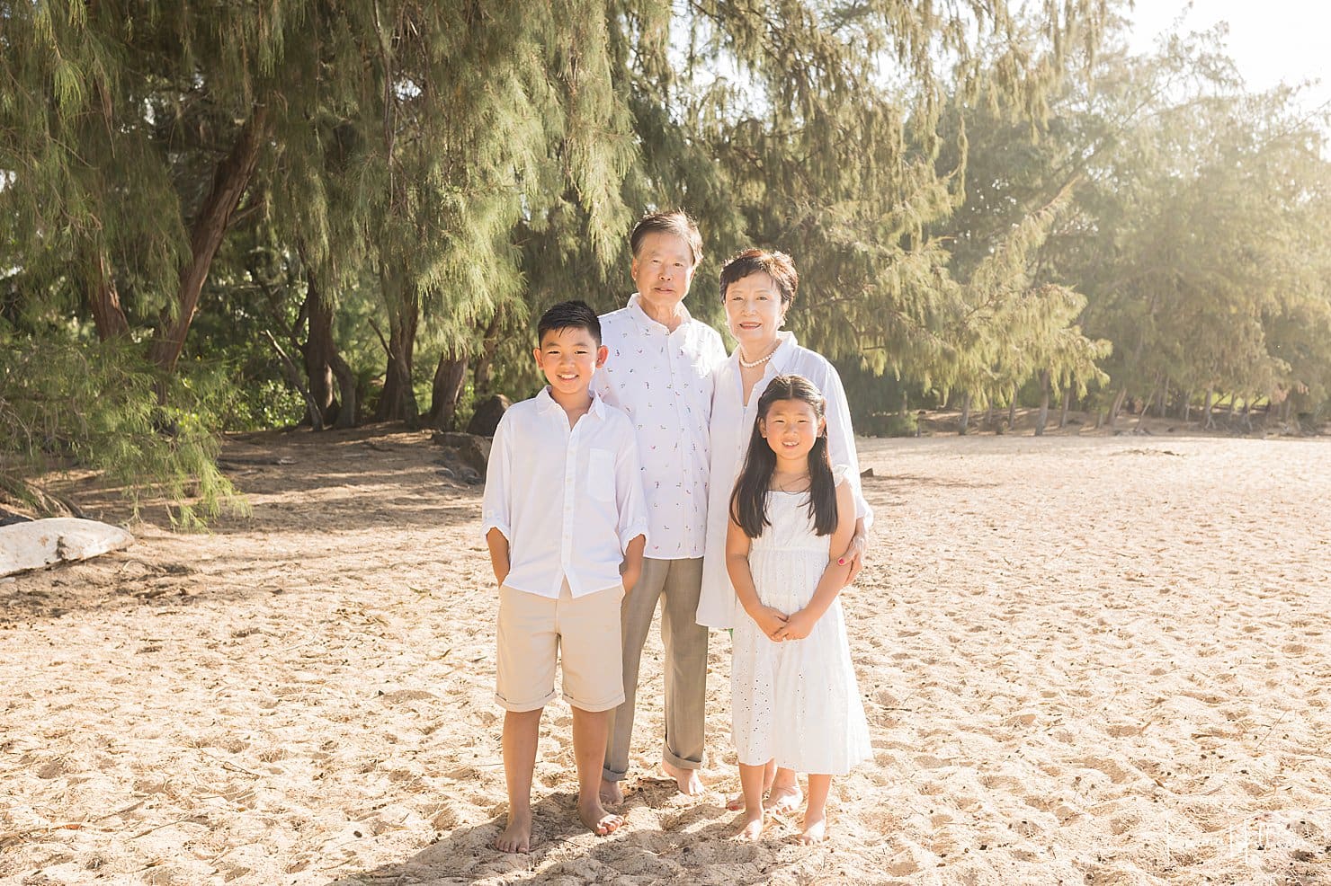 Celebrate Ohana - The Shin's Kauai Family Portrait