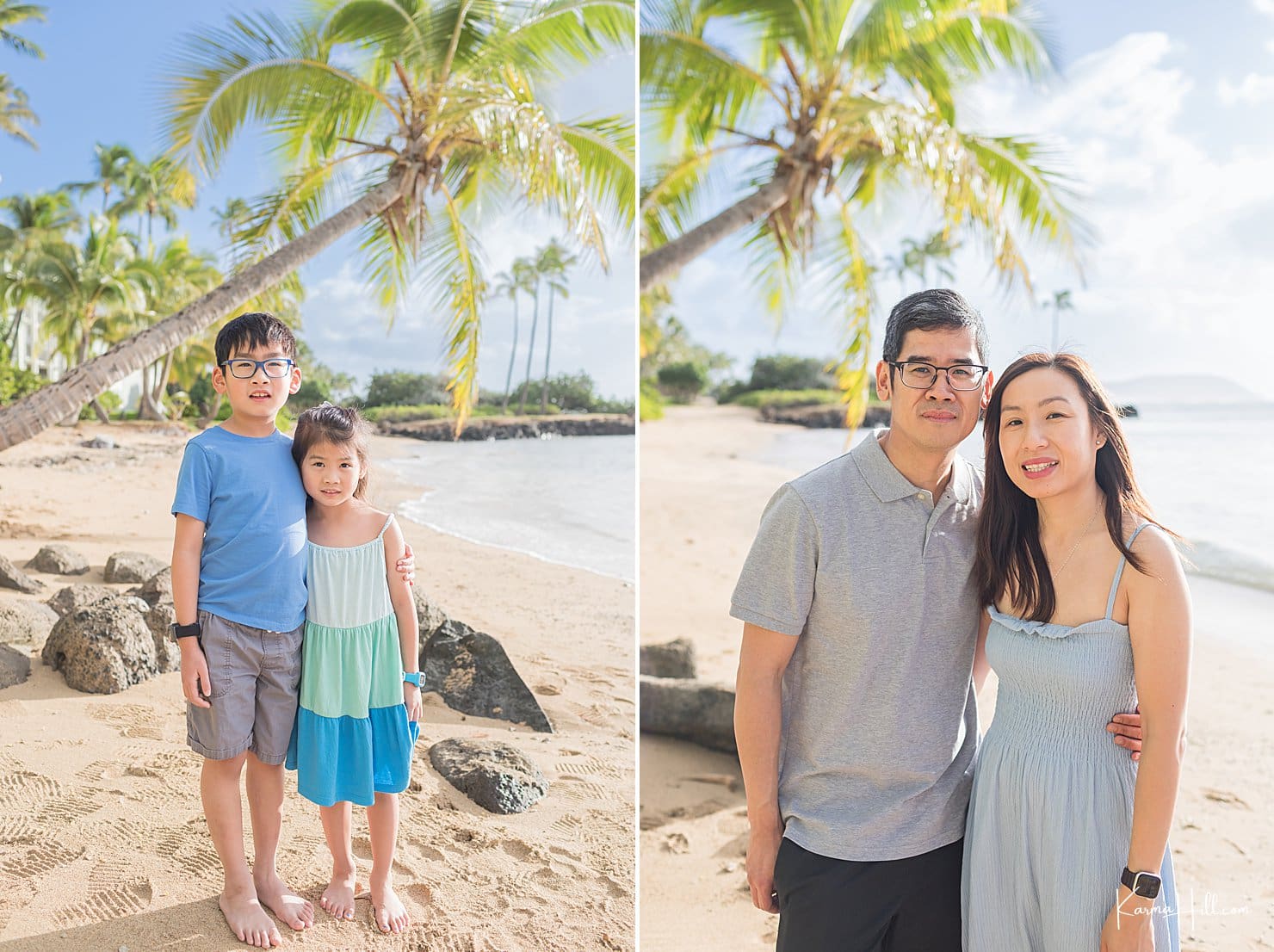 Happy To Be Back Again - The Chan's Oahu Family Portrait